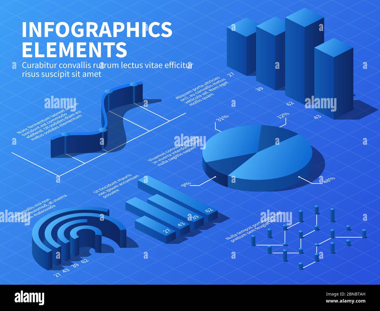 Statistics graphs charts diagrams data Stock Vector Images - Alamy