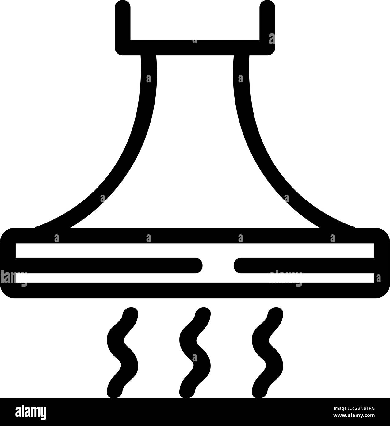 fume hood in kitchen icon vector outline illustration Stock Vector ...