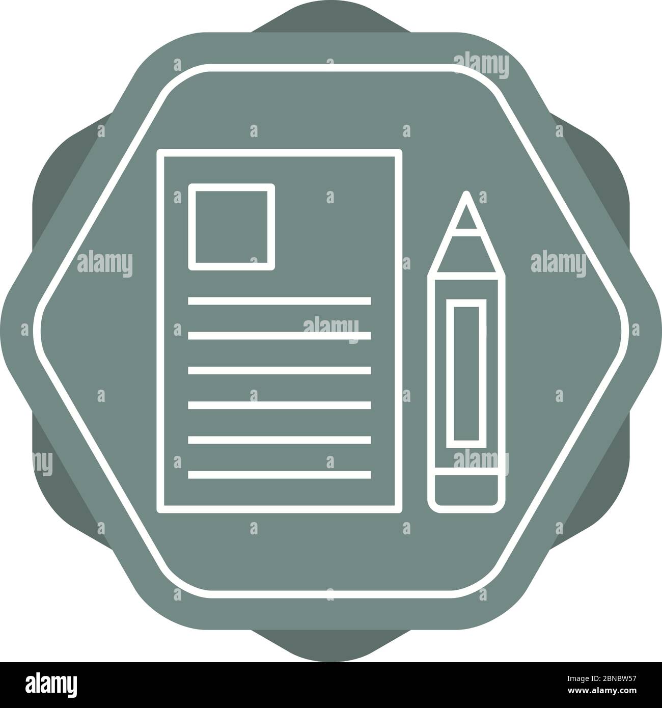 Beautiful Report Line Vector Icon Stock Vector Image & Art - Alamy