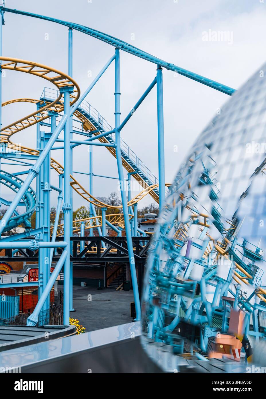 Roller coaster design hi-res stock photography and images - Alamy