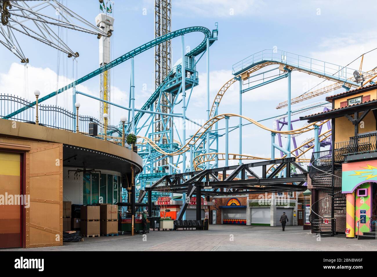Beautiful shot roller coaster in hi-res stock photography and images ...