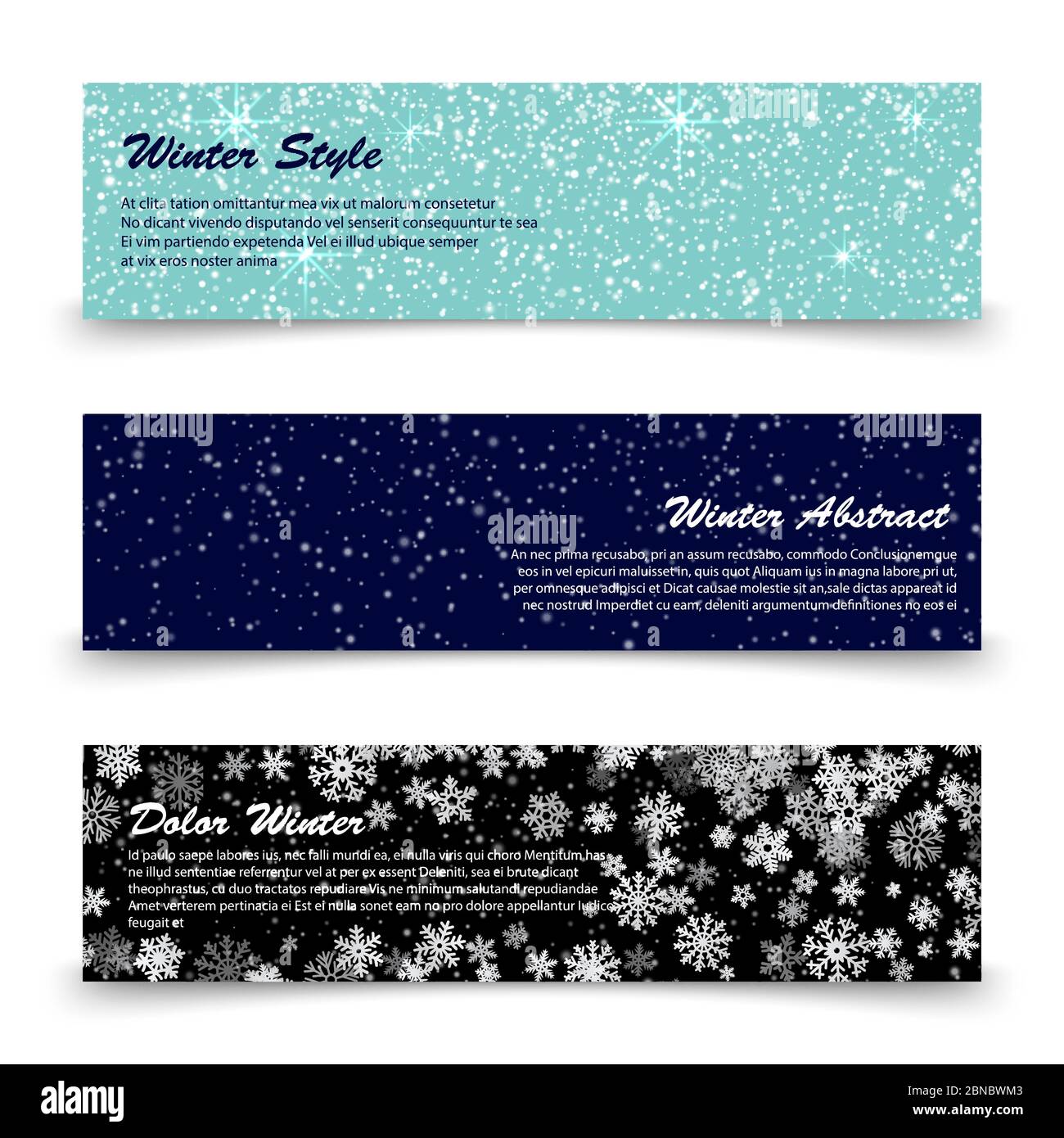 Cold season posters Stock Vector Images - Alamy