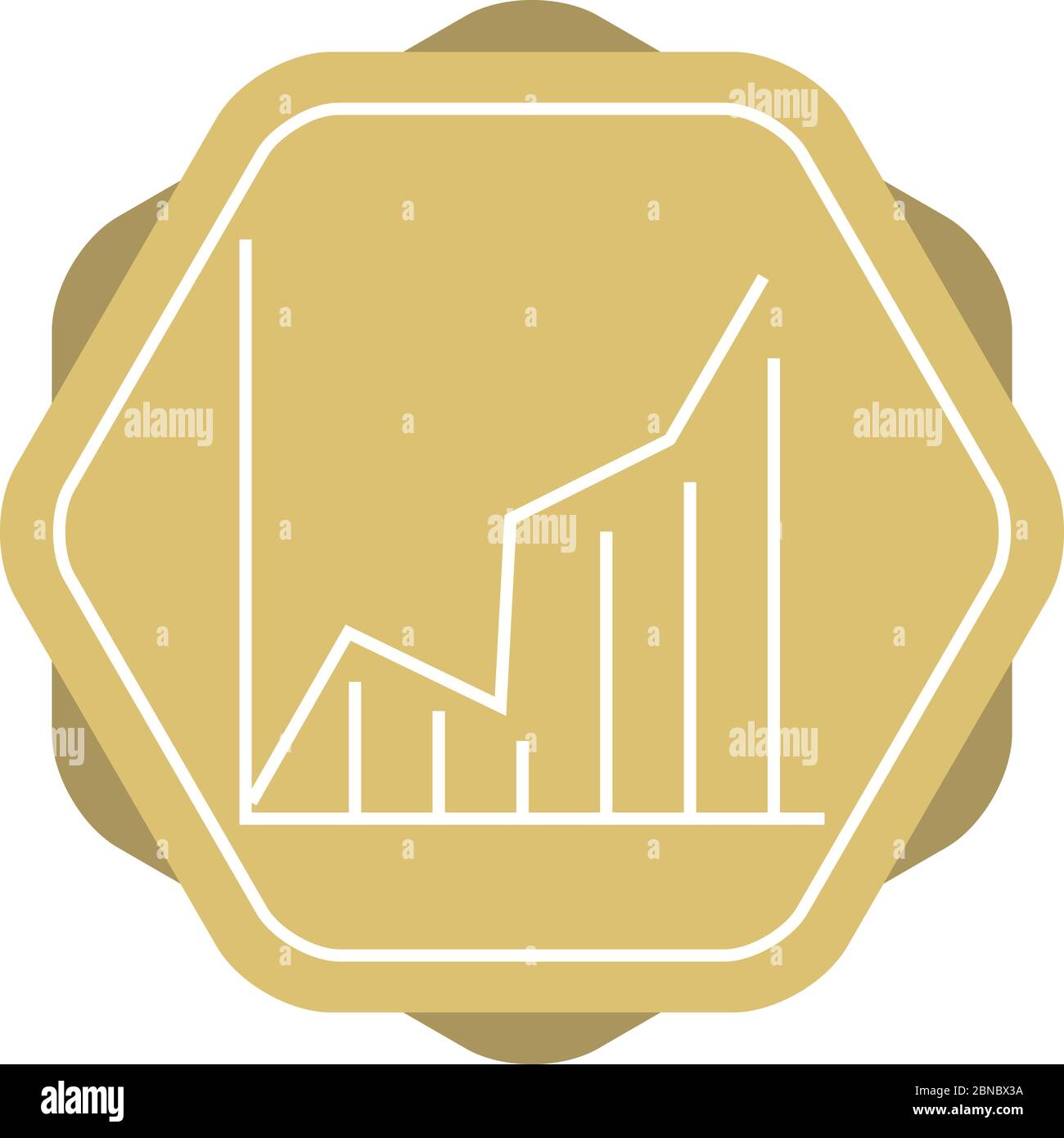 Beautiful Charts Line Vector Icon Stock Vector Image & Art - Alamy