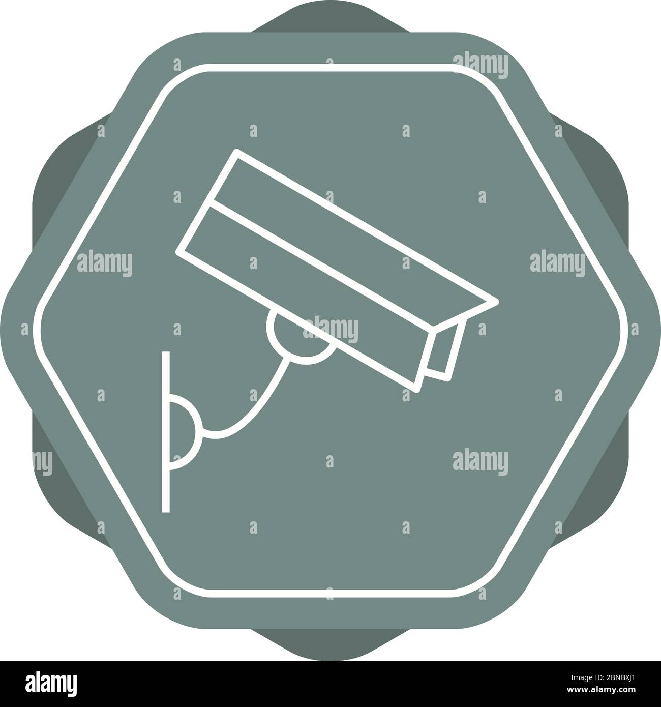 Beautiful Cctv Camera Line Vector Icon Stock Vector Image & Art - Alamy