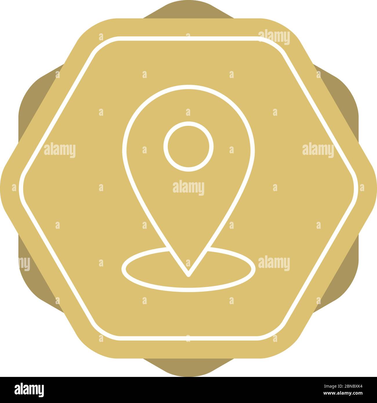 Beautiful Mark Place Line Vector Icon Stock Vector Image & Art - Alamy