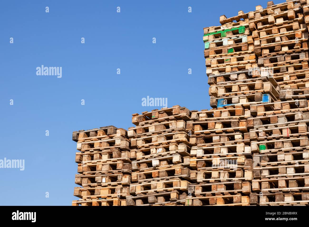 Wooden cargo pallets for storing and transporting goods and cargo ...