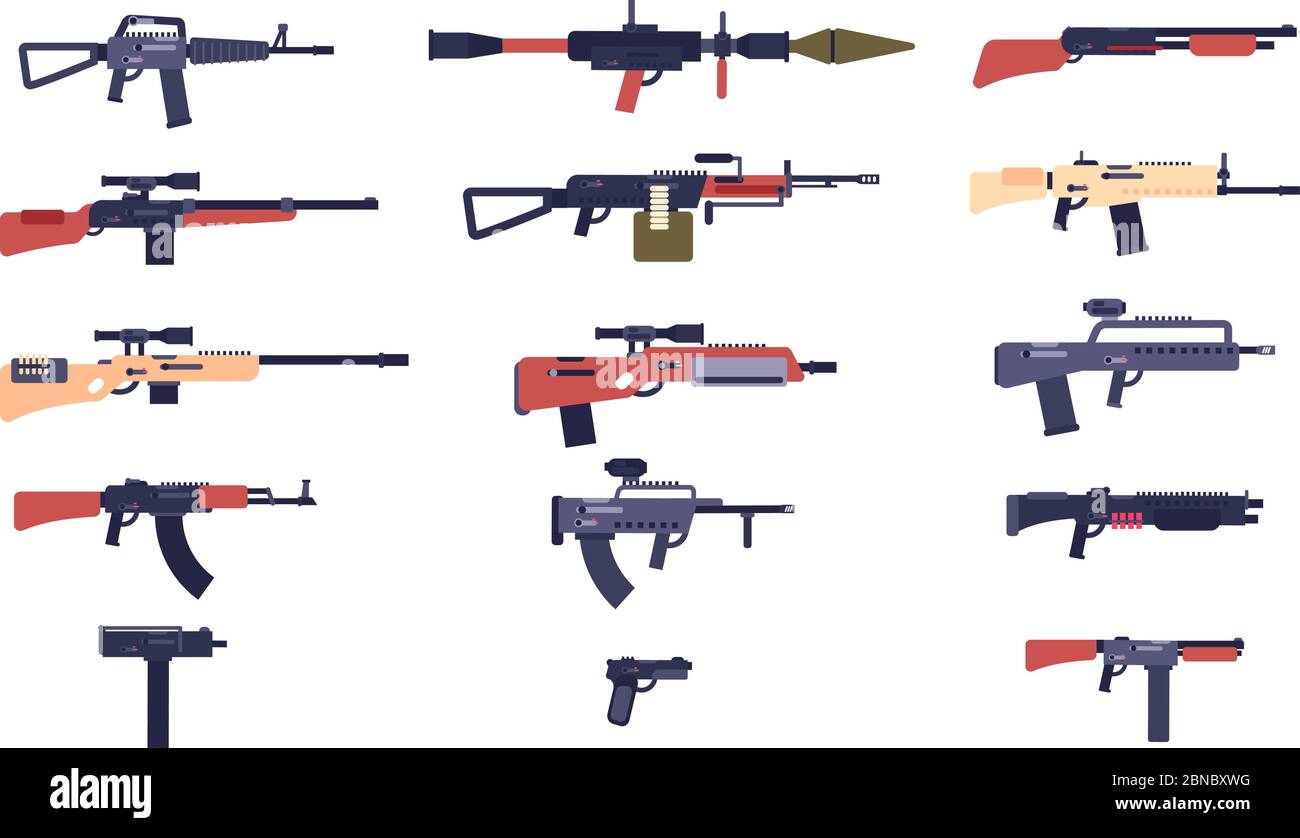 Shotgun illustration vector hi-res stock photography and images - Alamy