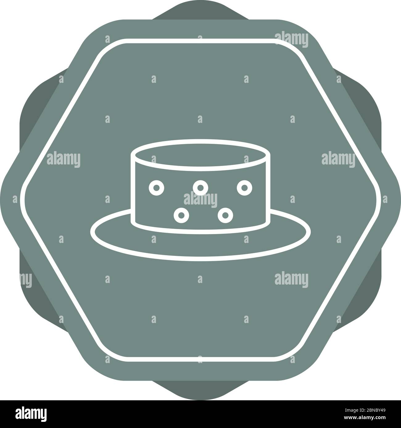 Beautiful Hat Line Vector Icon Stock Vector Image & Art - Alamy