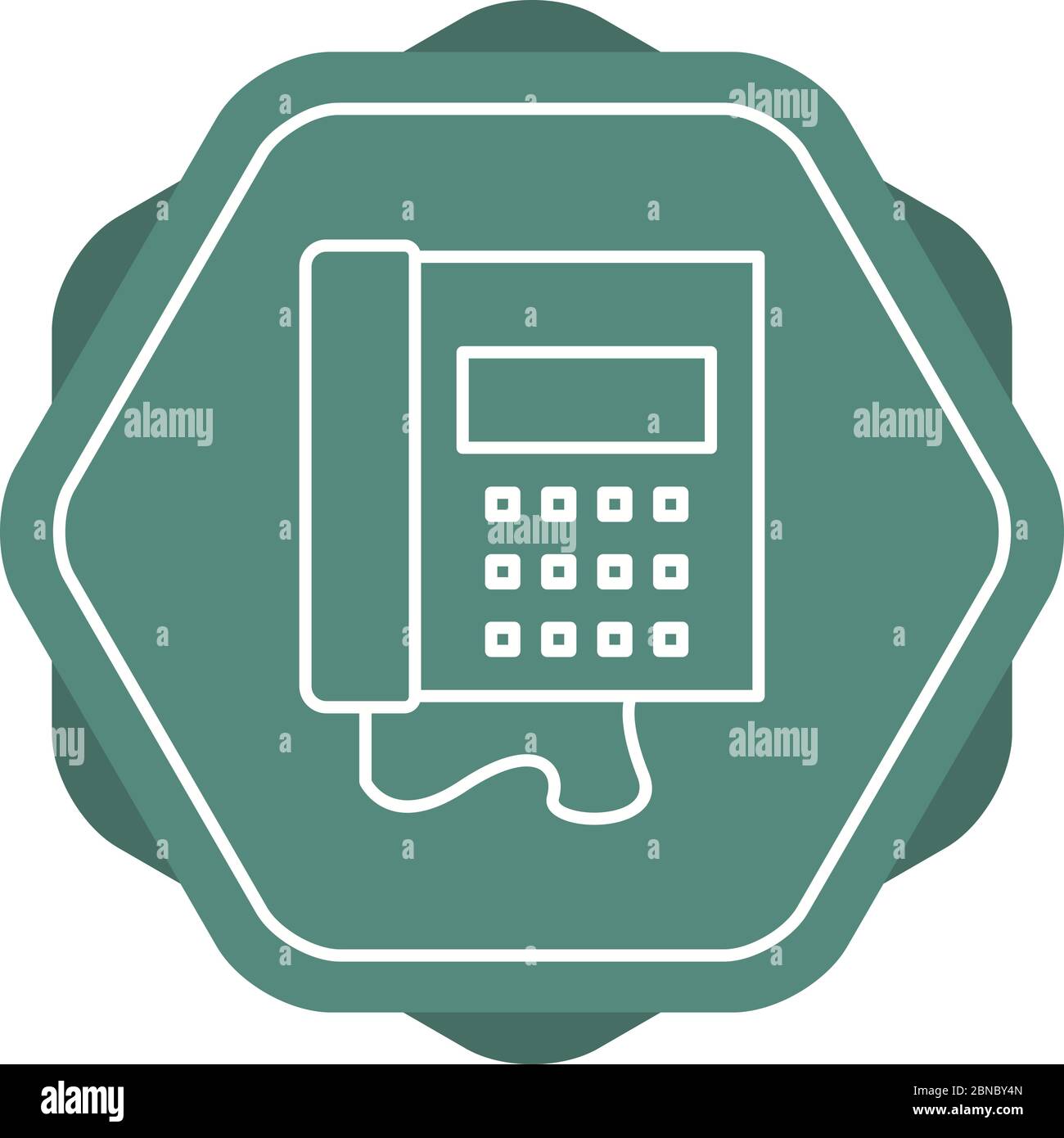 Beautiful Phone Line Vector Icon Stock Vector Image & Art - Alamy