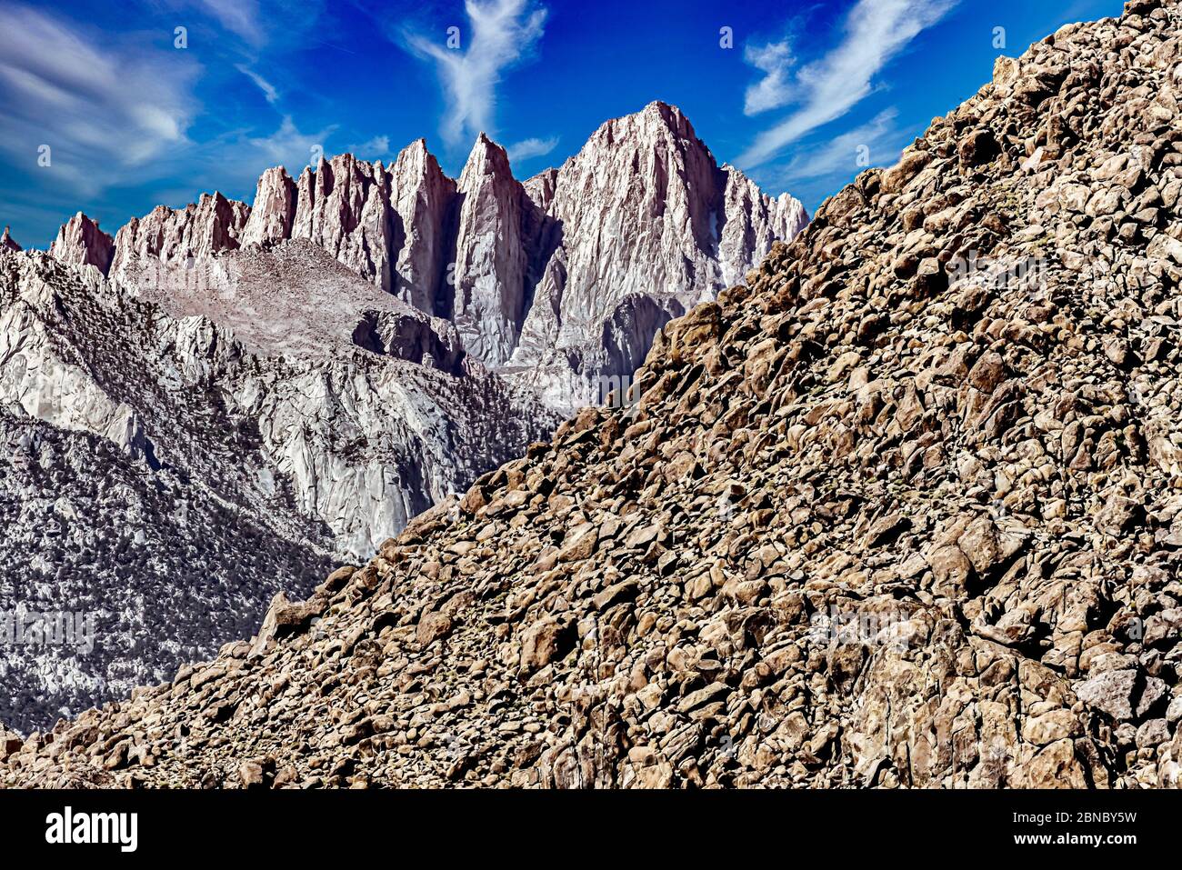 Mount whitney climb hi-res stock photography and images - Alamy