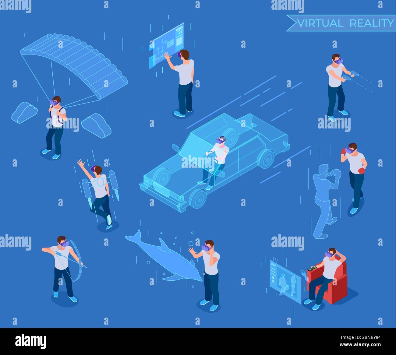 Virtualization technology Stock Vector Images - Alamy