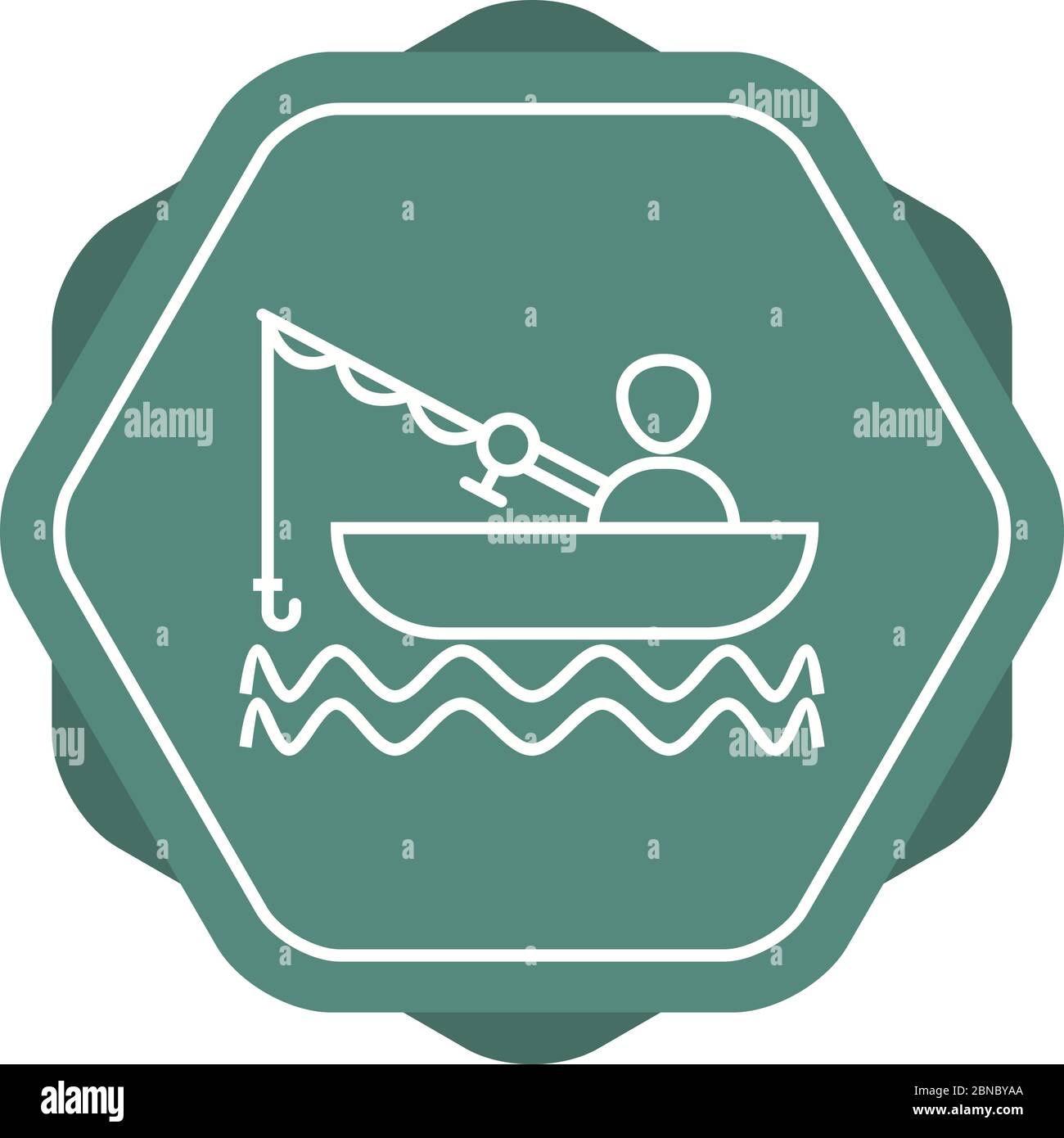 Beautiful Fishing Line Vector Icon Stock Vector Image & Art - Alamy