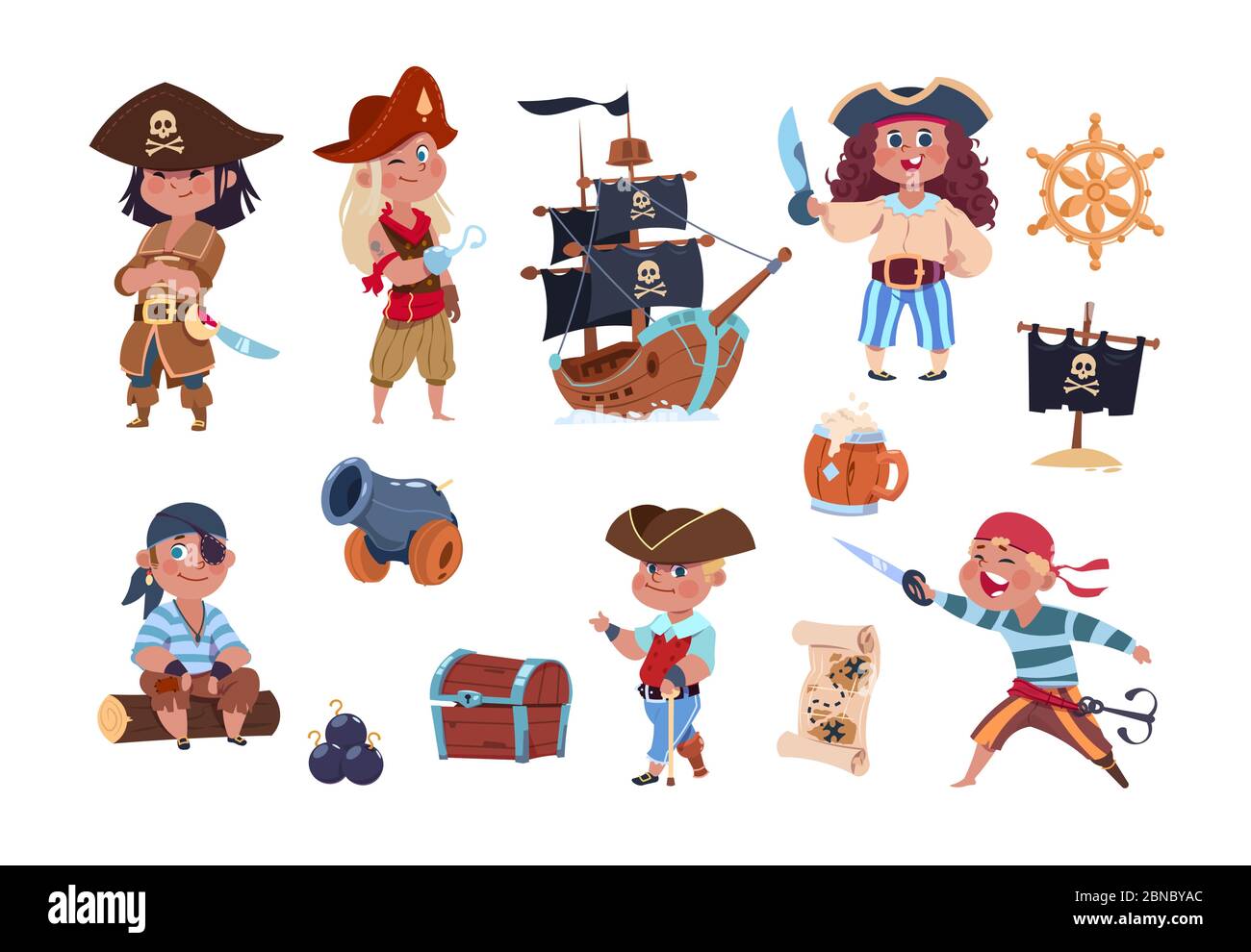 Corsairs illustration Stock Vector Images - Alamy