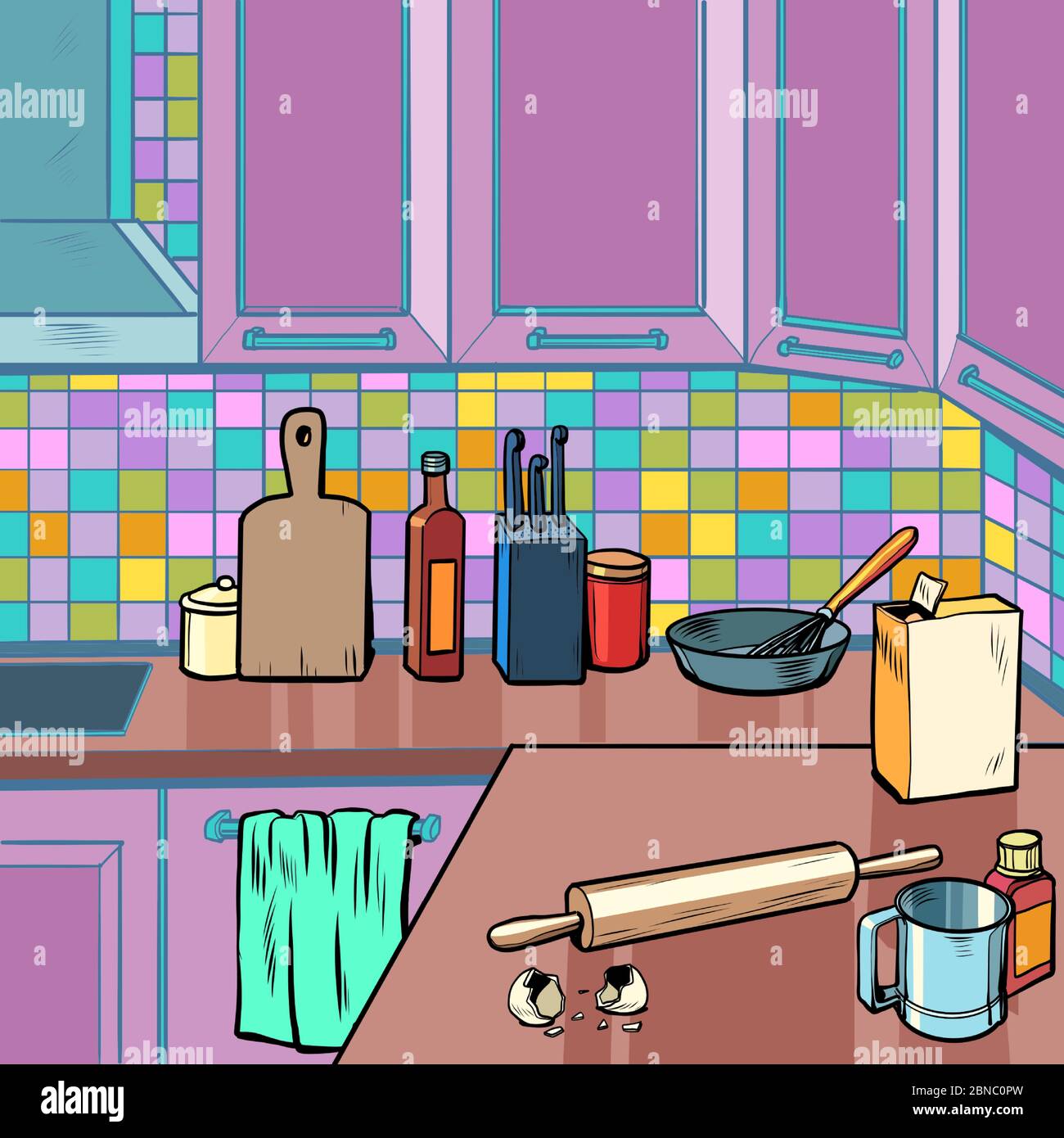 Rustic background dining Stock Vector Images - Alamy