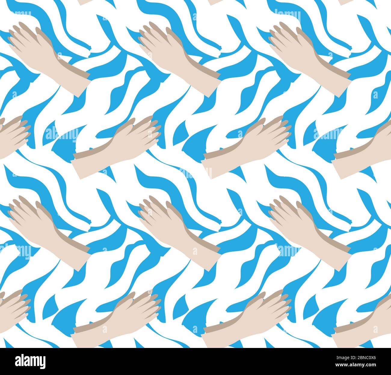 Wash your hands seamless pattern illustration Stock Vector Image & Art ...
