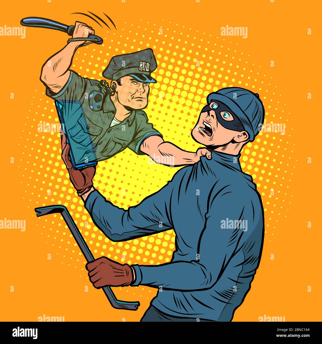 Art Thief Stock Vector Images Alamy