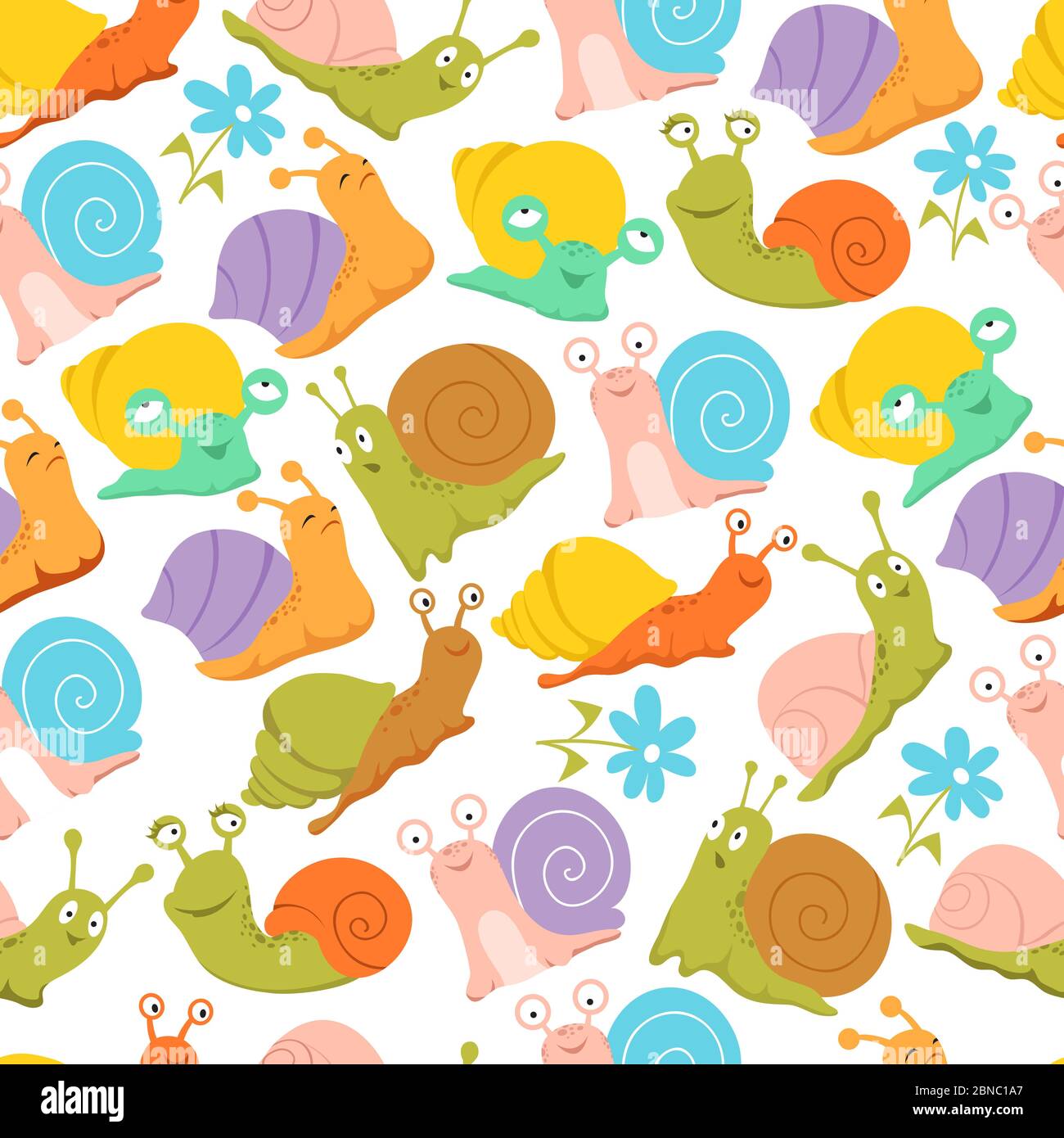 Cartoon illustration cute snail shell hi-res stock photography and ...