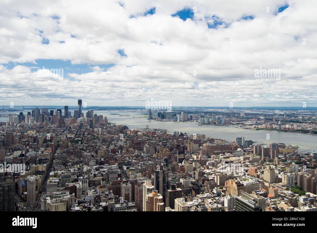 View of Manhattan from a high building Stock Photo - Alamy
