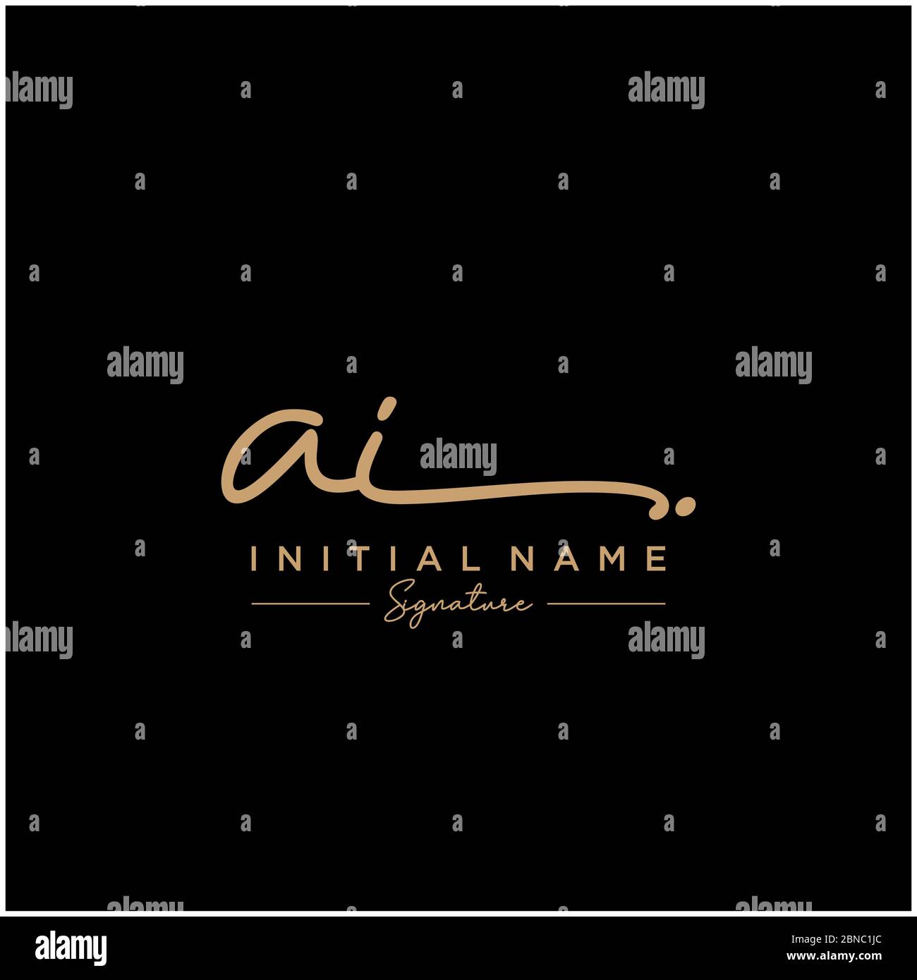 Ai signature hi-res stock photography and images - Alamy