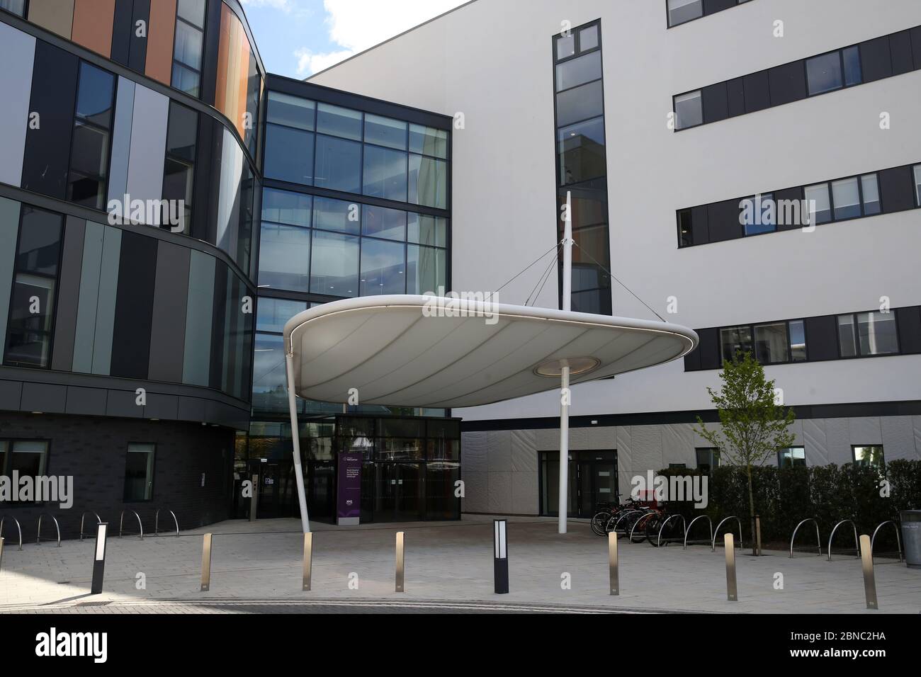 The entrance to the the Royal Hospital for Children and Young People ...