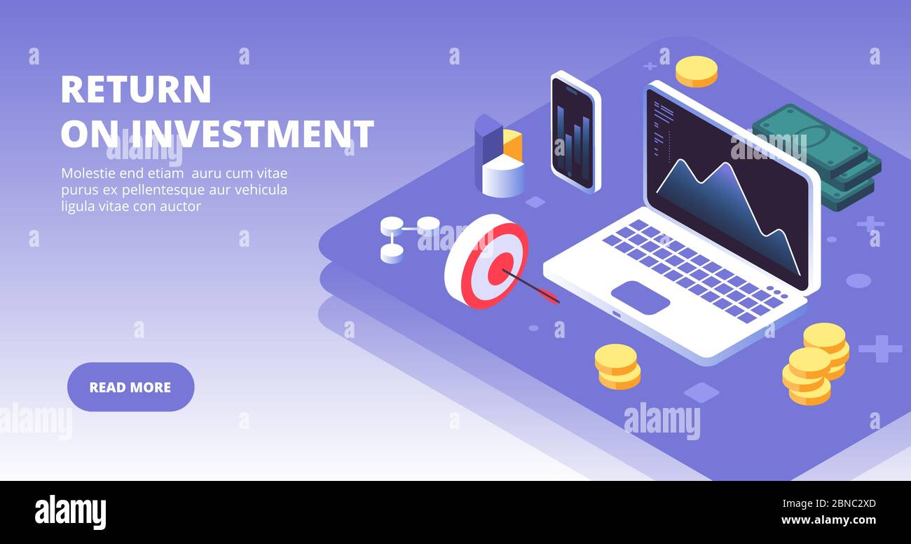 Investment banner Stock Vector Images - Alamy