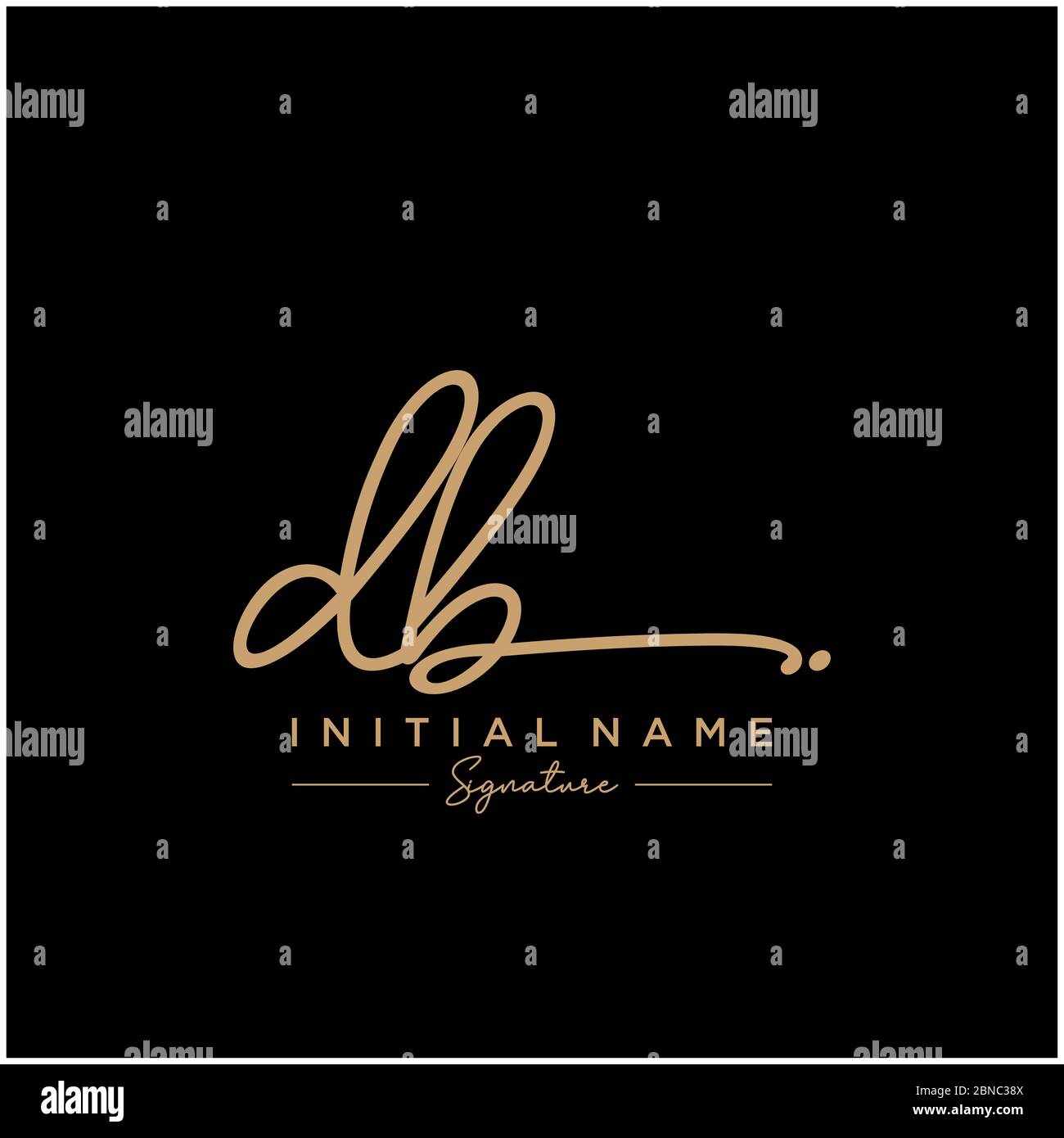 Db signature hi-res stock photography and images - Alamy