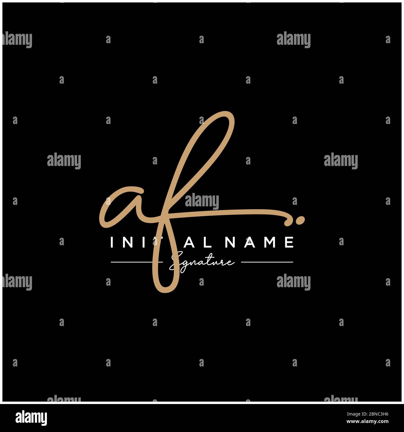 Af logo design Stock Vector Images - Alamy