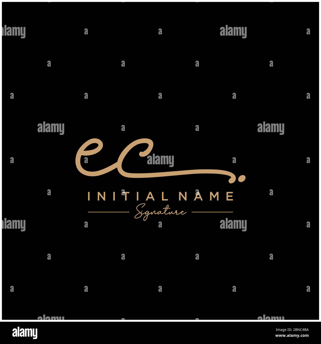 Letter ec logo hi-res stock photography and images - Alamy