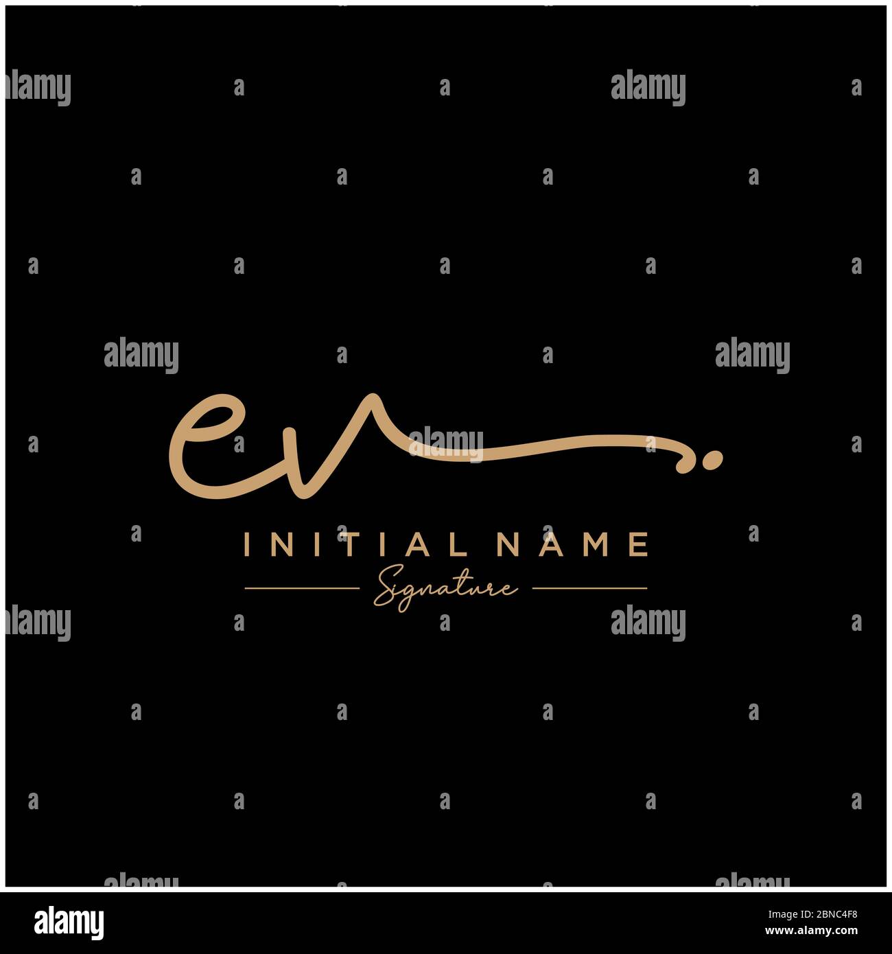Letter ev logo hi-res stock photography and images - Alamy