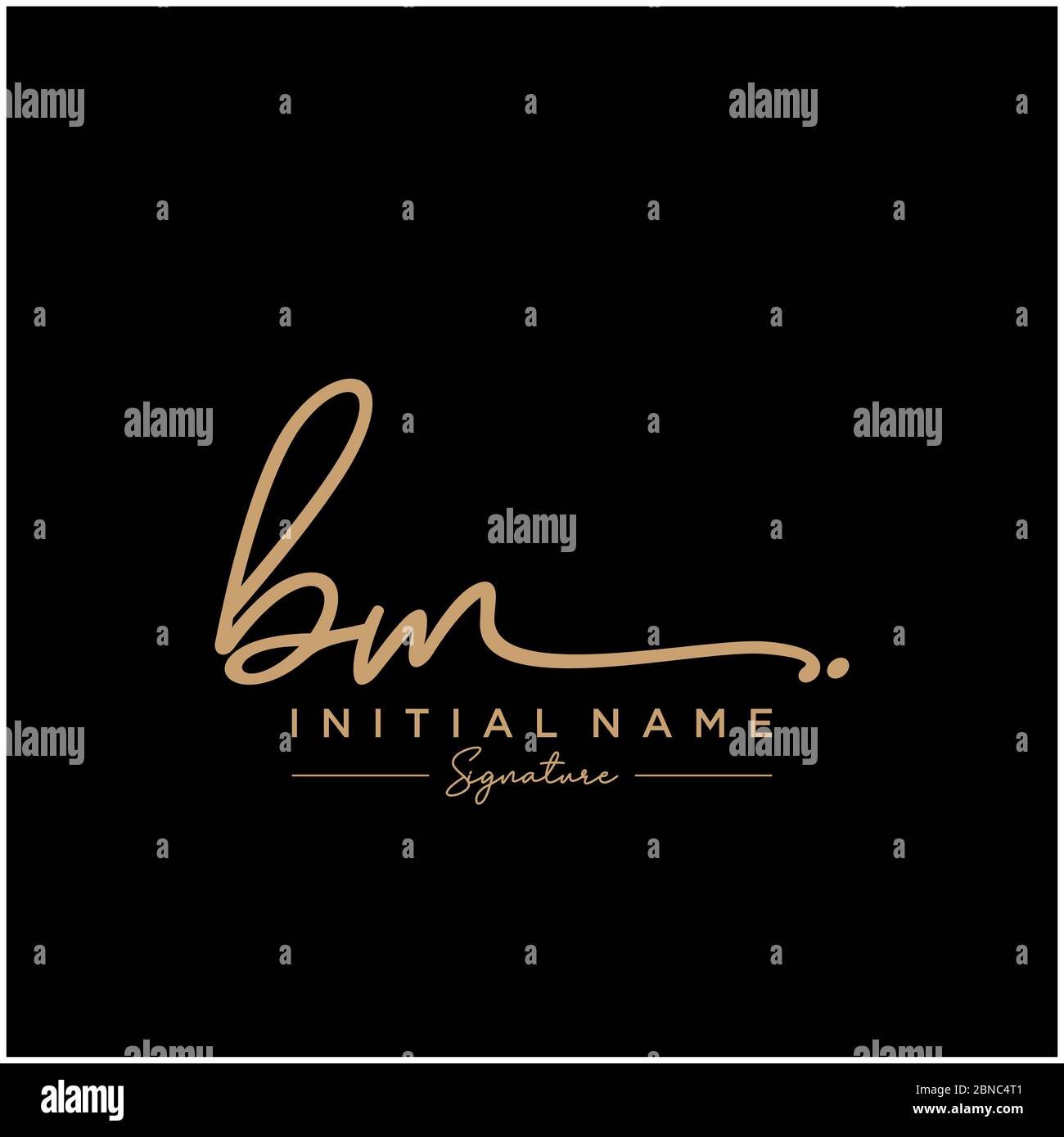 Letter bm vector vectors hi-res stock photography and images - Alamy