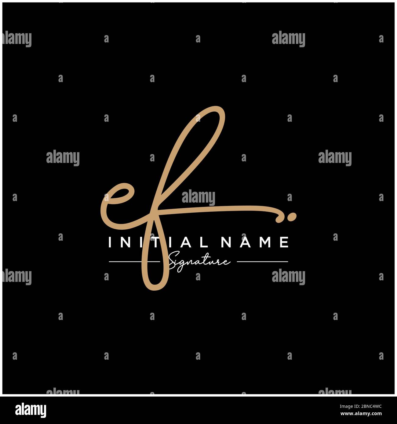 Letter ef logo hi-res stock photography and images - Alamy