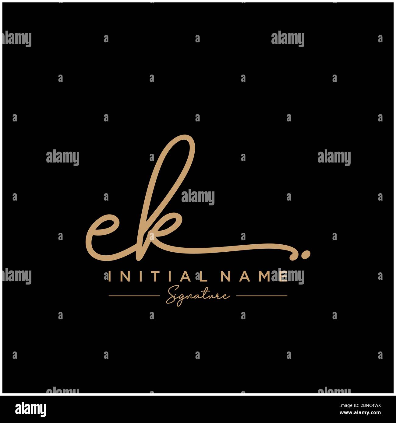 Letter ek logo hi-res stock photography and images - Alamy