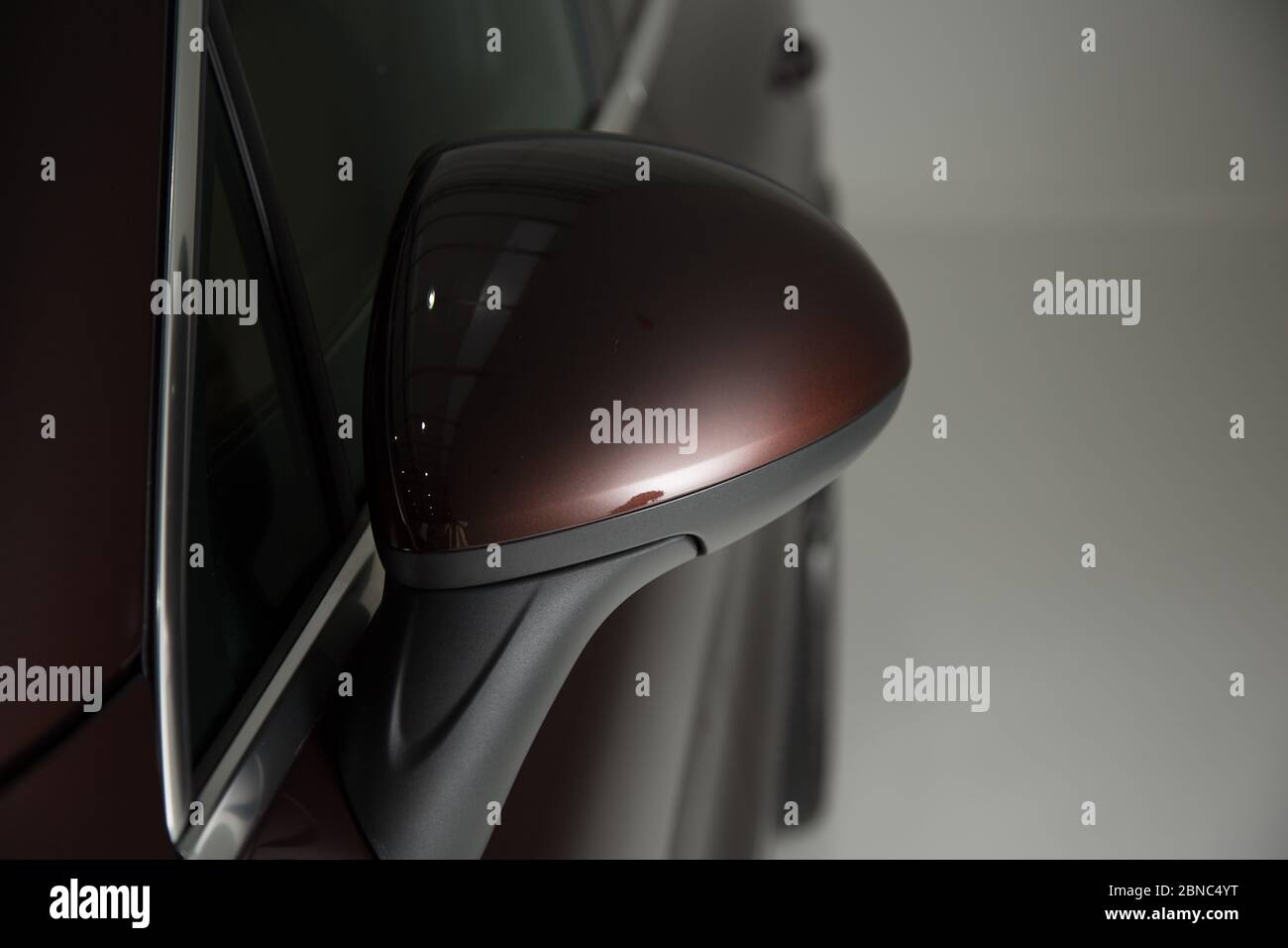 Closeup shot of the mirror of the sportscar Stock Photo - Alamy
