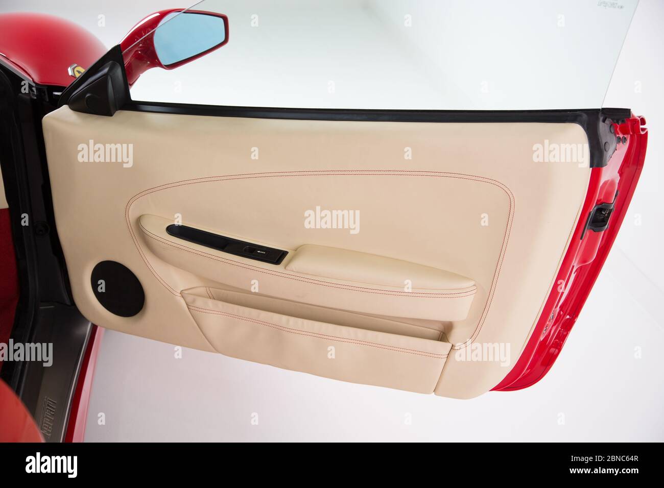 LONDON, UNITED KINGDOM - Jan 12, 2017: View of the inside of a red ...