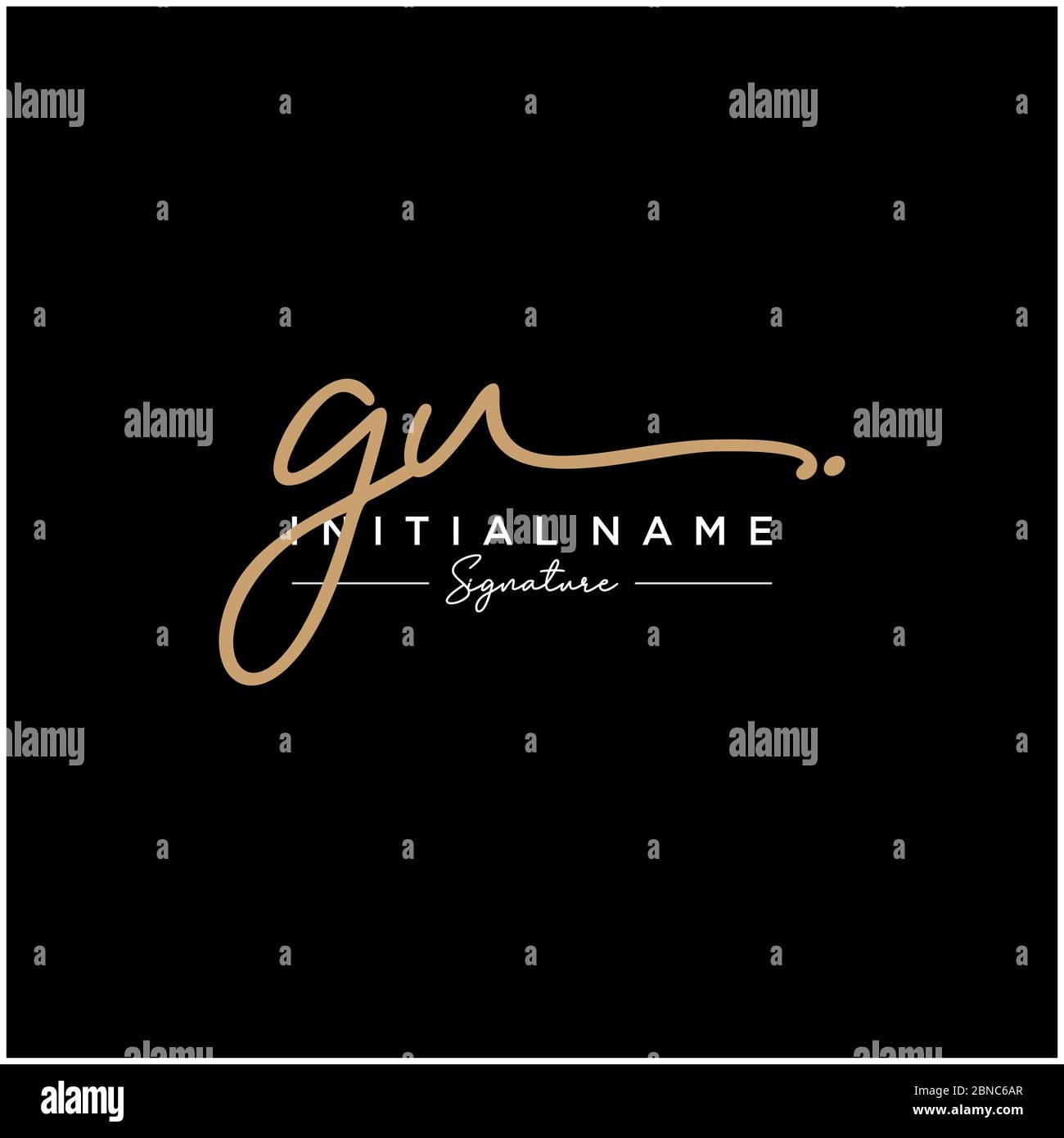 Gu letter logo hi-res stock photography and images - Alamy