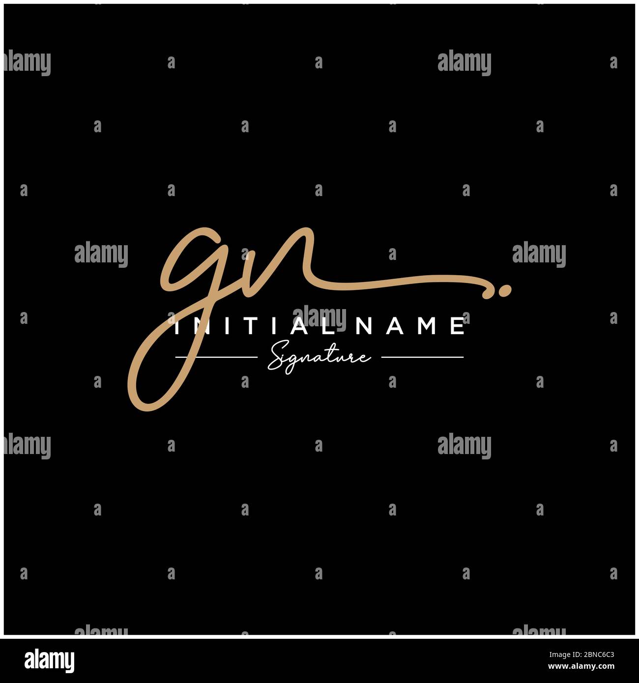 Letter gn vector vectors hi-res stock photography and images - Alamy