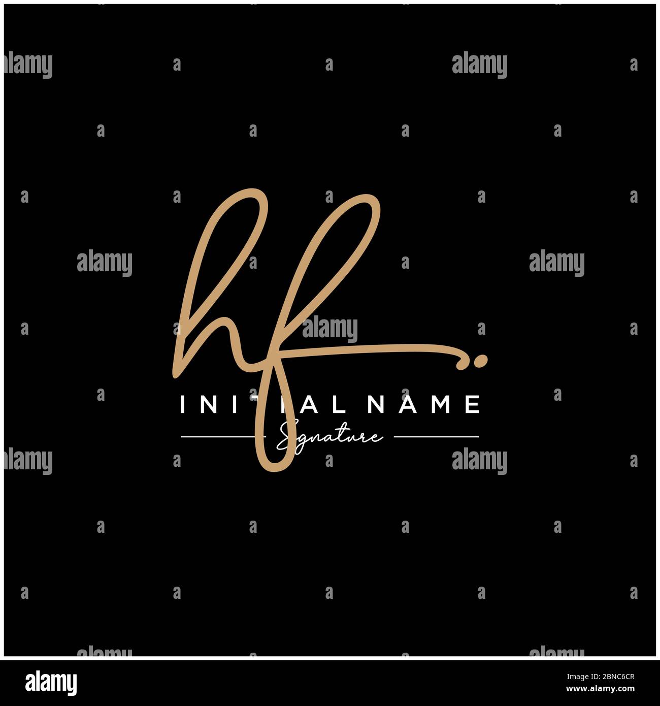 Letter hf vector vectors hi-res stock photography and images - Alamy