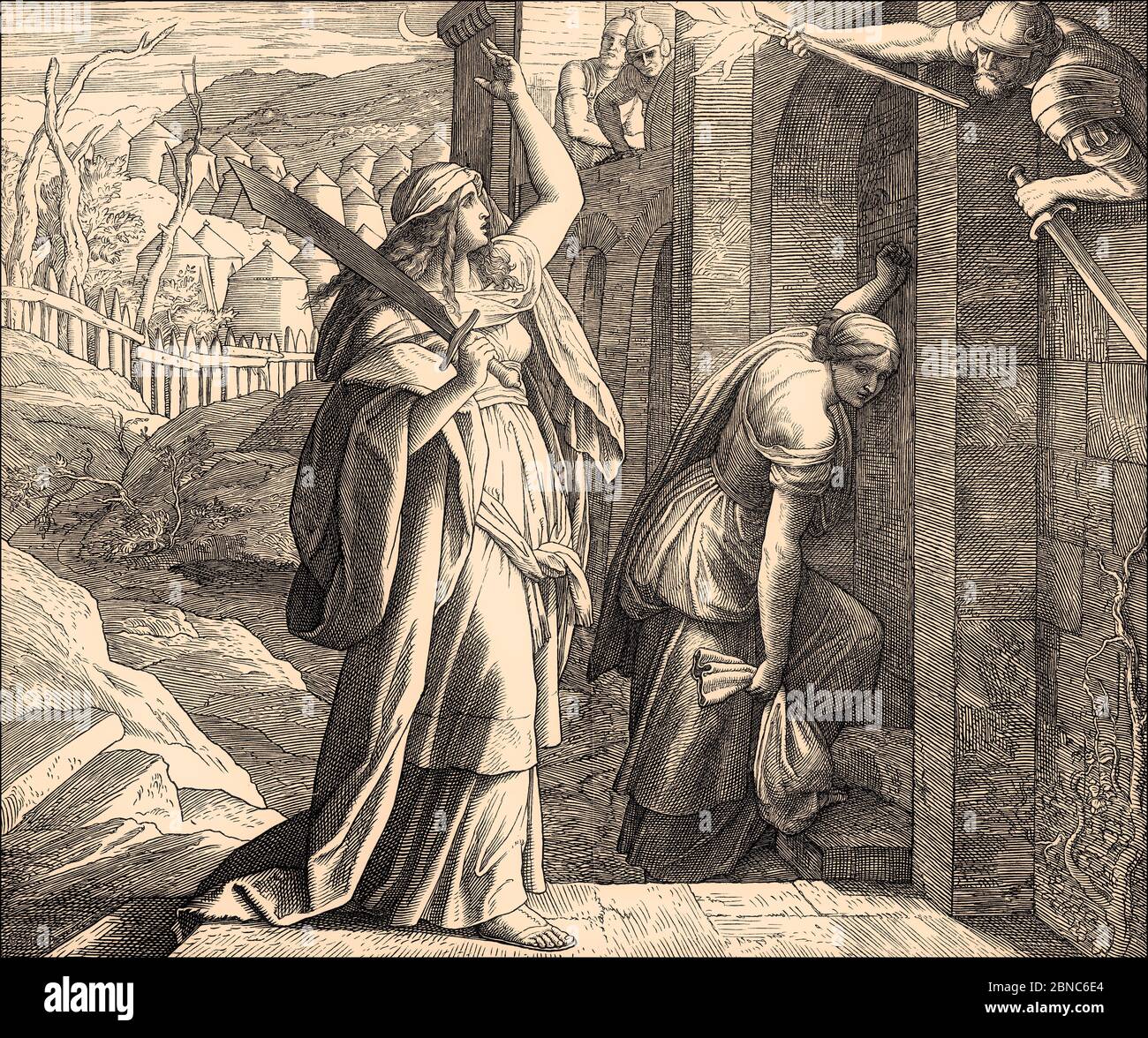 Judith Returns to Bethulia, Old Testament, by Julius Schnorr von ...