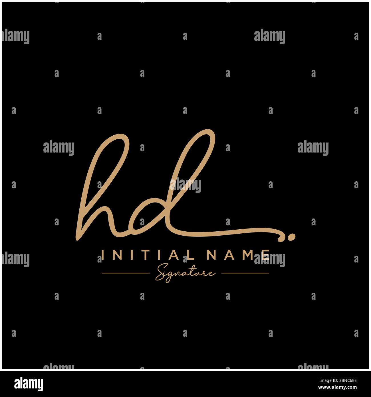 Letter hd logo hi-res stock photography and images - Alamy