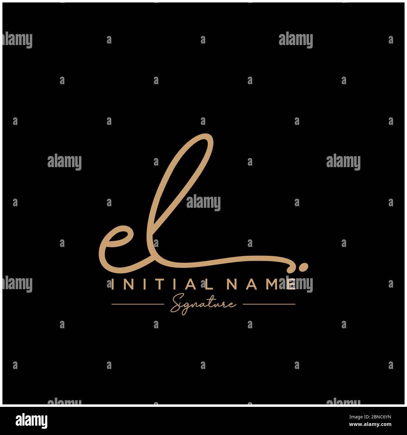 El letter Stock Vector Images - Alamy