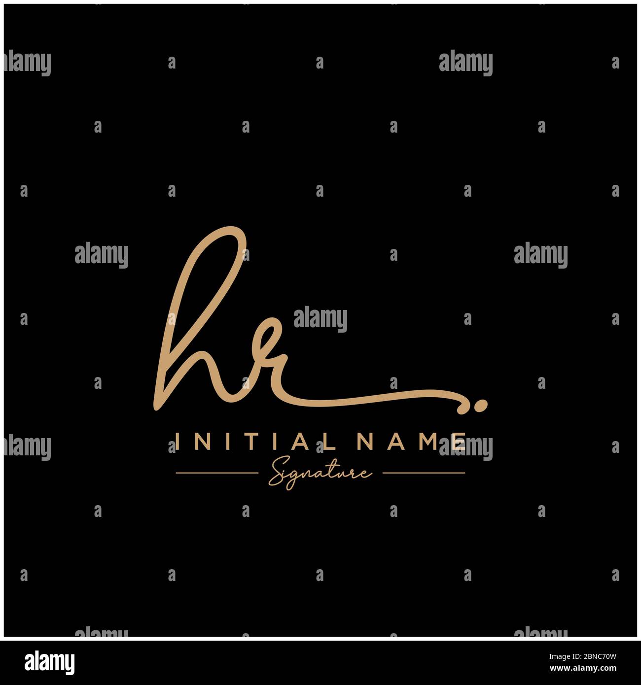 Hr letter logo hi-res stock photography and images - Alamy