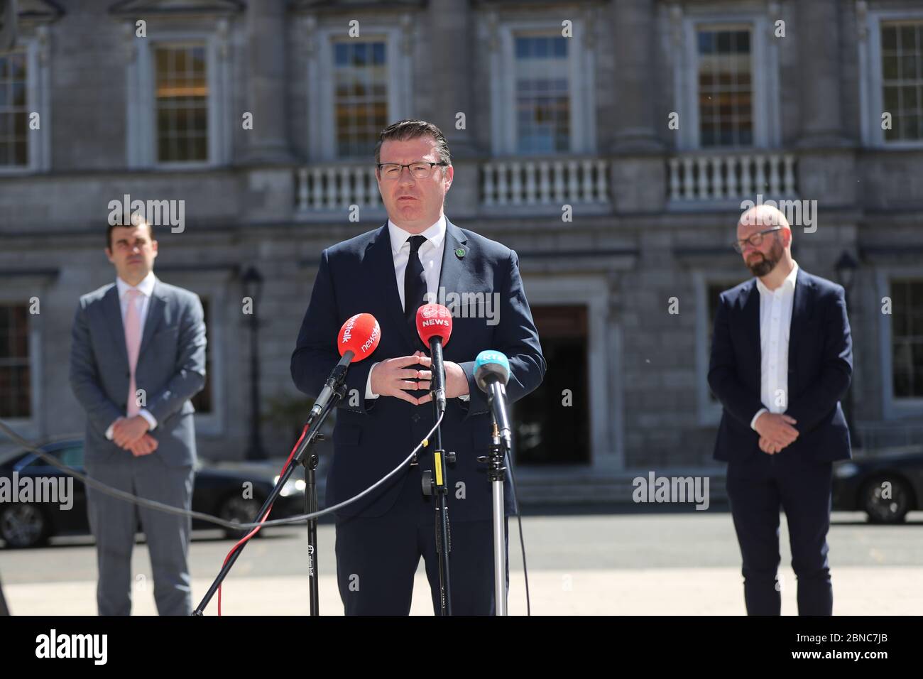 (left to right) Chief Whip Duncan Smith, leader Allan Kelly and TD Ged ...