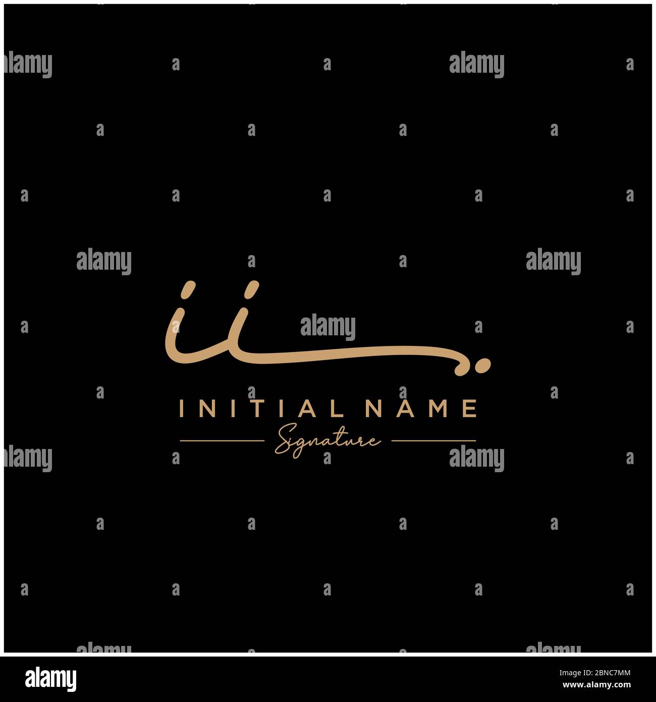 Letter ii logo hi-res stock photography and images - Alamy