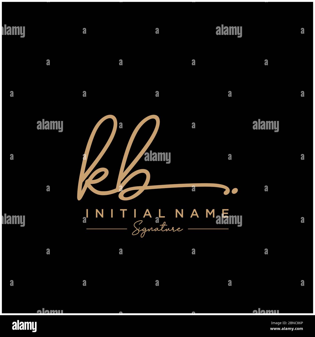 Letter kb logo hi-res stock photography and images - Alamy