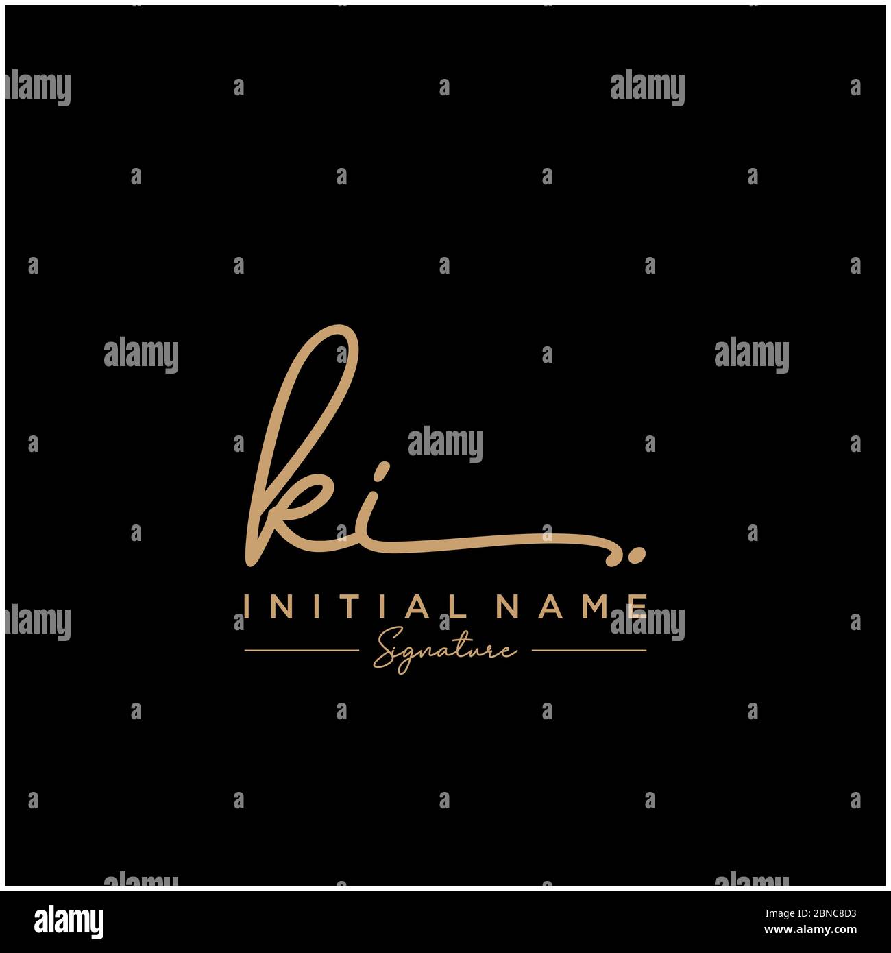 Letter ki logo hi-res stock photography and images - Alamy