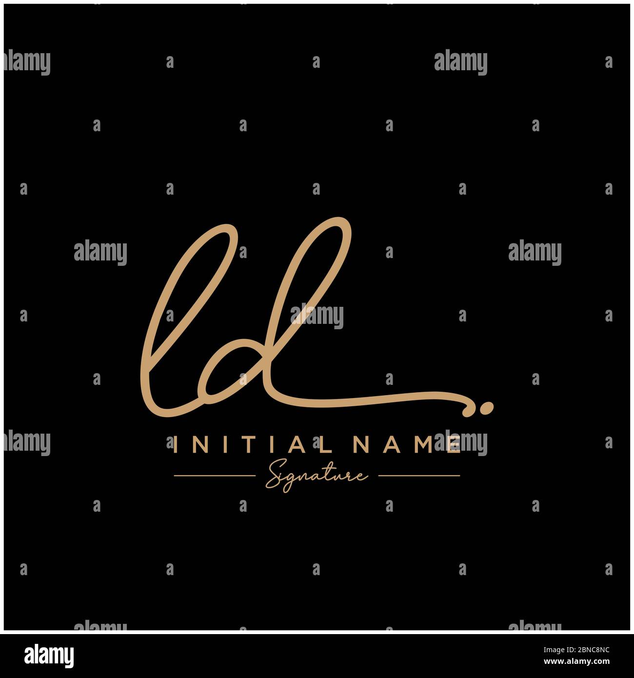 Ld letter logo hi-res stock photography and images - Alamy