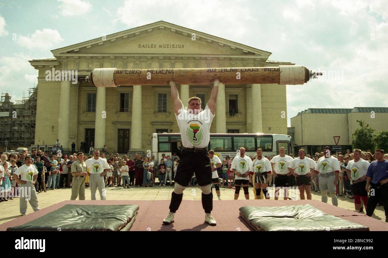 The Worlds Strongest Man title holder Zydrunas Savickas Stock Photo - Alamy