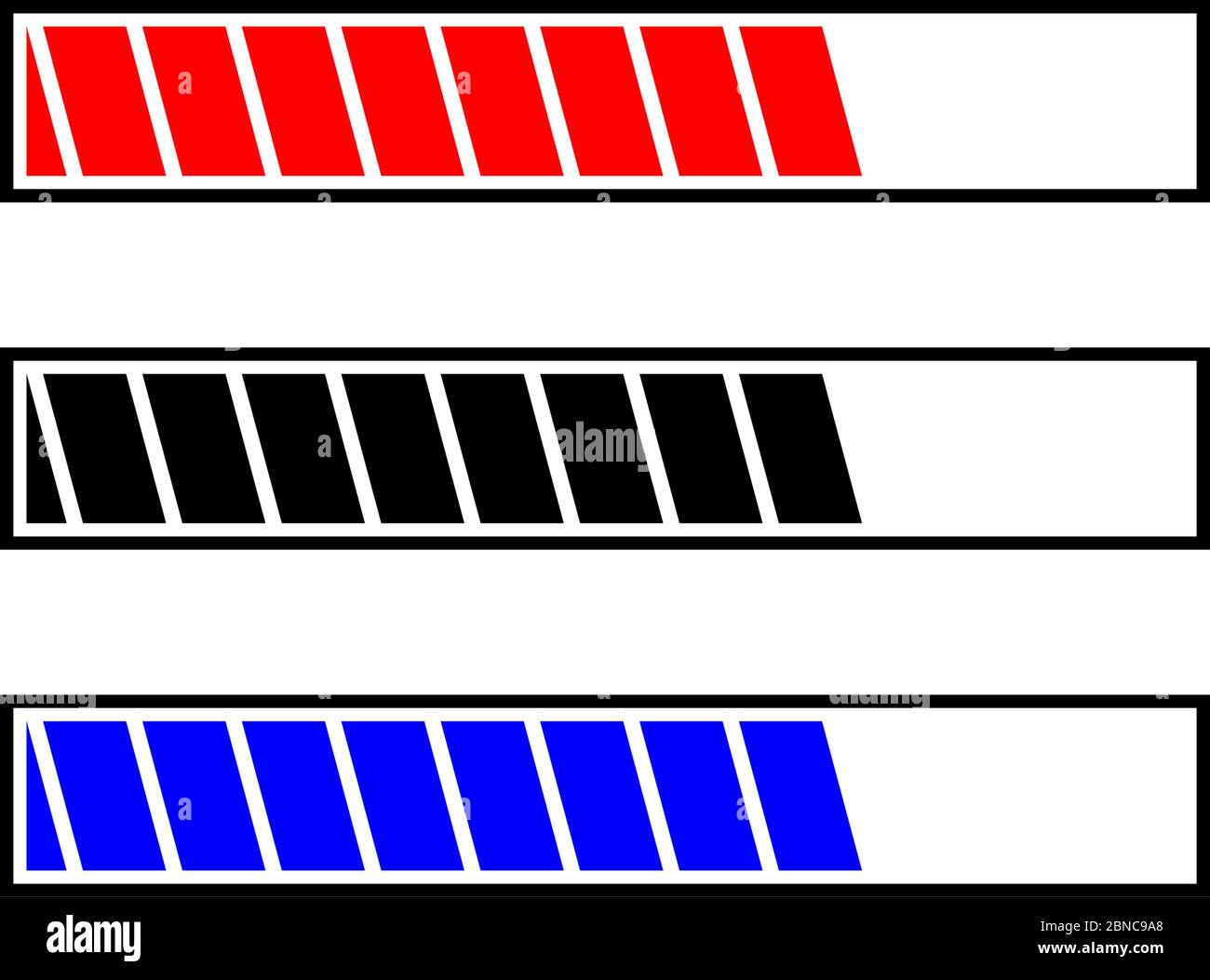 Loading bar update digital Cut Out Stock Images & Pictures - Alamy
