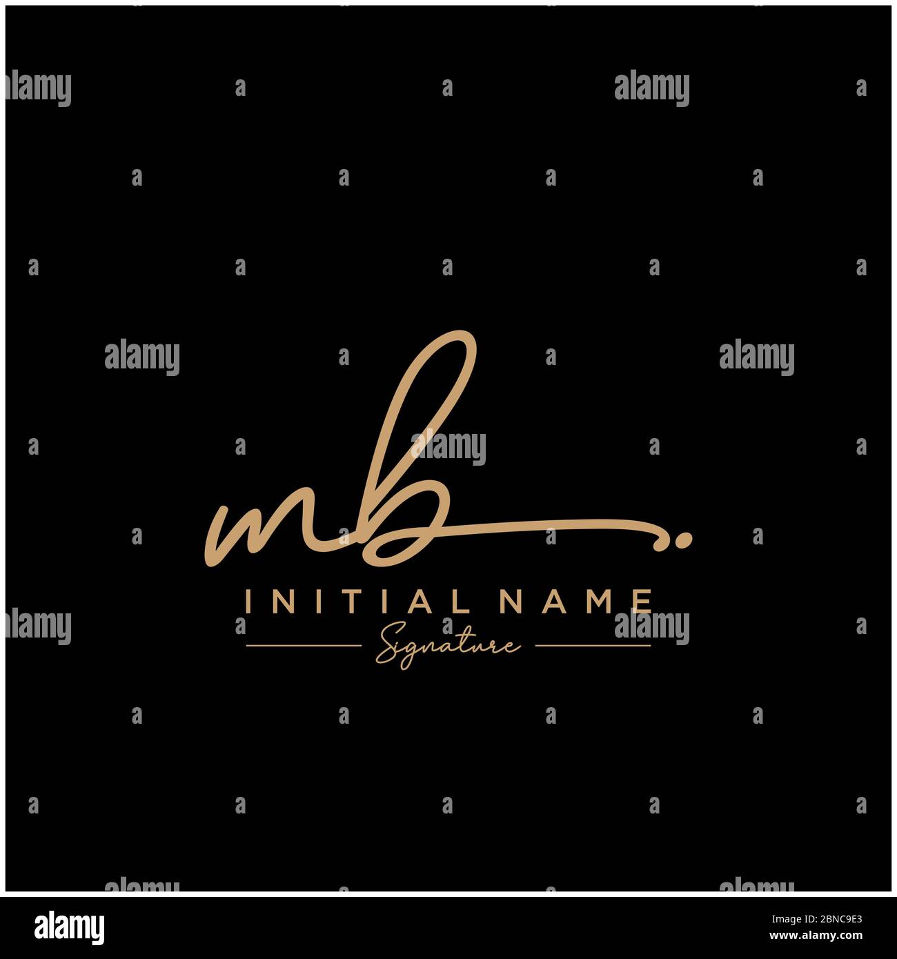 Letter mb logo Stock Vector Images - Alamy