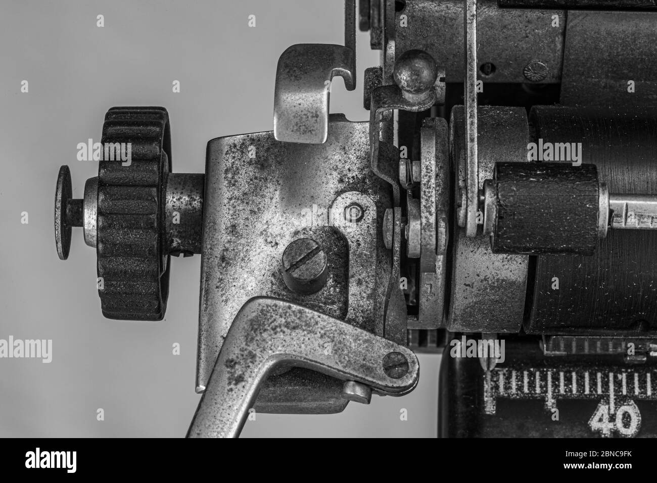 Copper wheel lathe Black and White Stock Photos & Images - Alamy